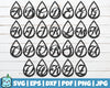 Teardrop Alphabet Earrings - So Fontsy
