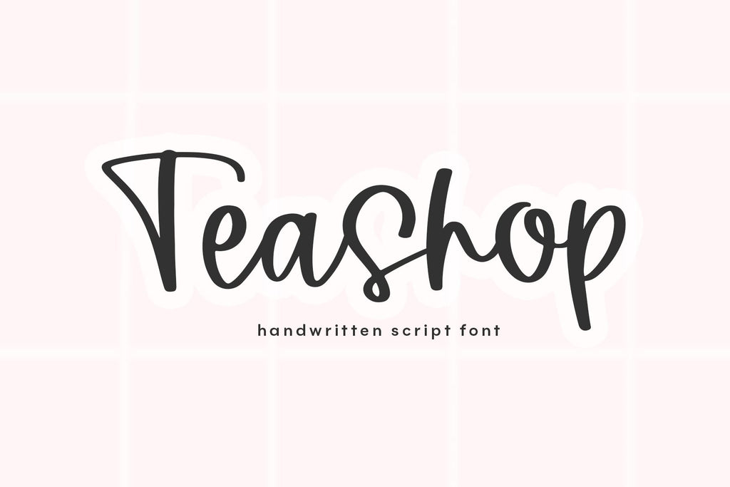 Teashop - Handwritten Script Font - So Fontsy