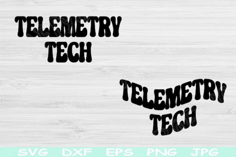 Telemetry Tech Svg Dxf Png Eps Cut Files, Telemetry Technician Svg ...