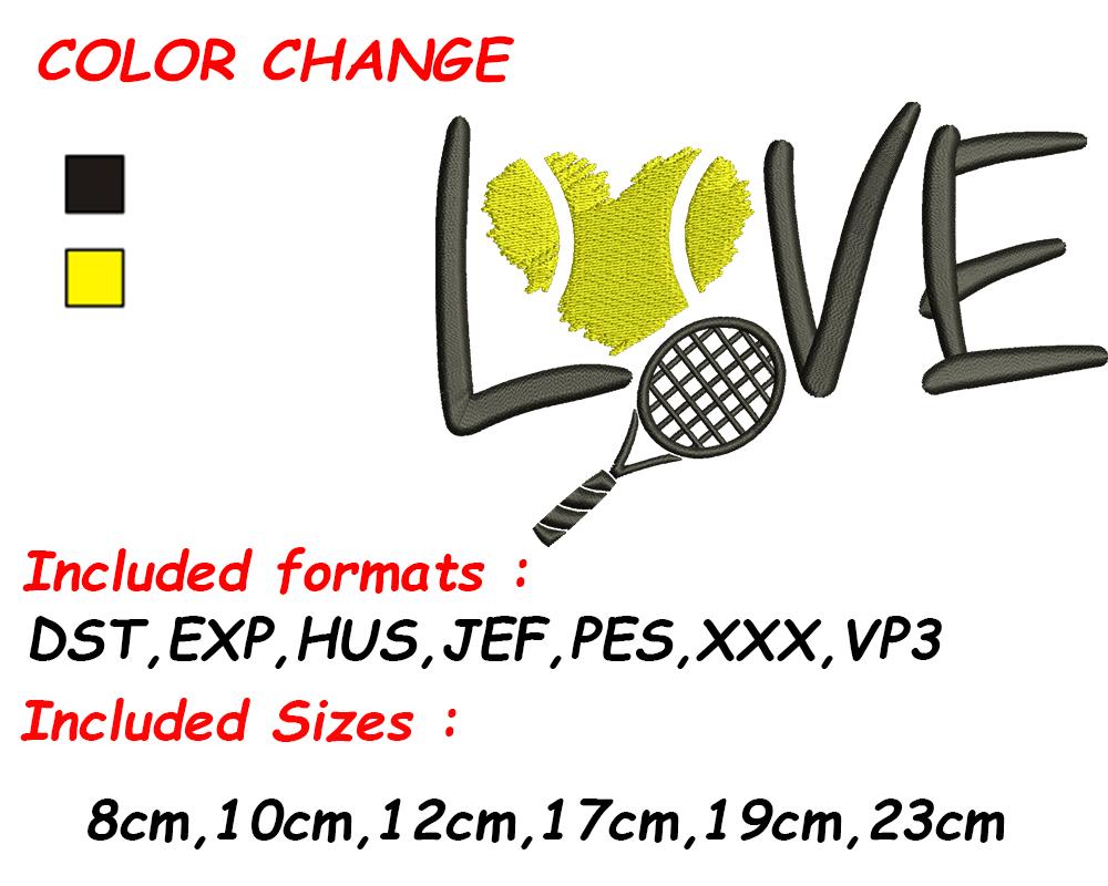 Tennis Embroidery, Tennis Gift, Ball Embroidery, Tennis Design, Sports ...