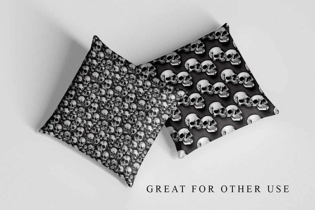 Texture skull seamless pattern - So Fontsy