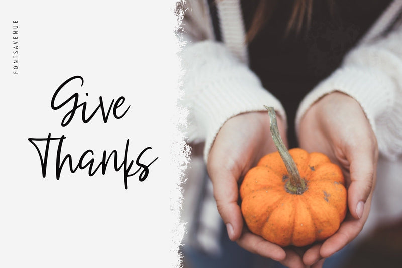 Thankful | Clean Handwritten Script Font - So Fontsy