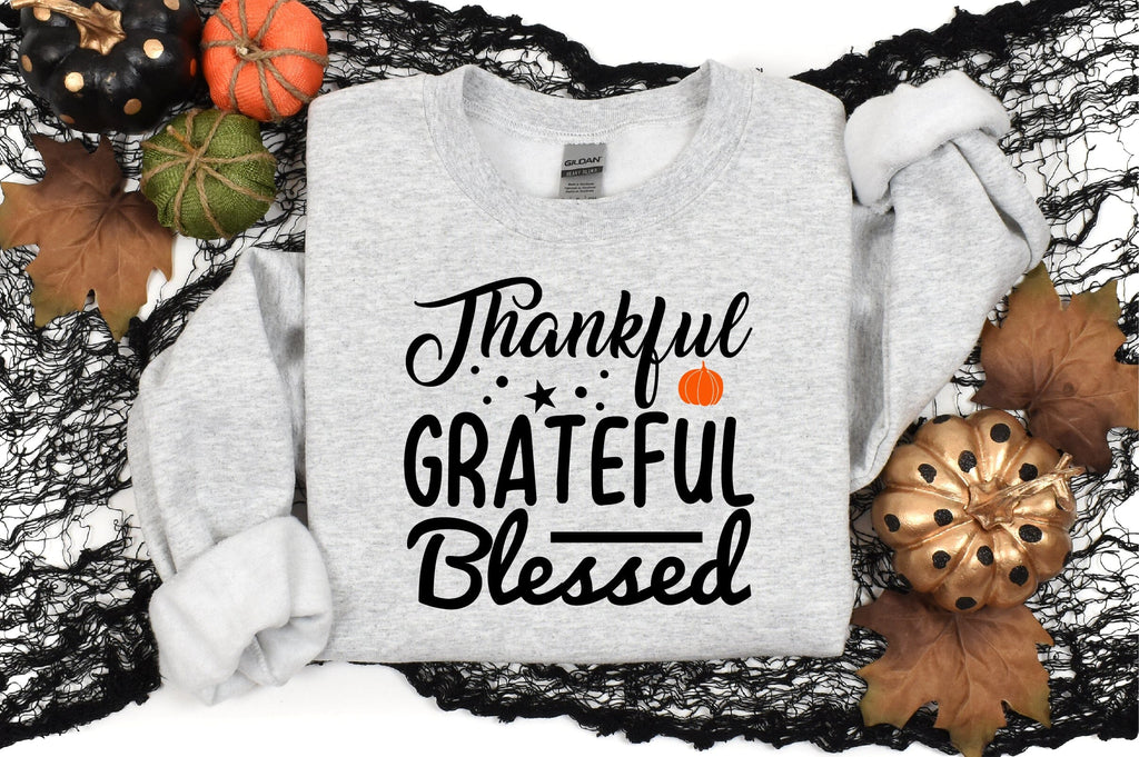 Thankful Grateful Blessed - So Fontsy