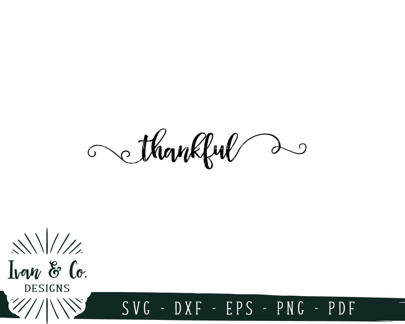 Thankful SVG Files | Thanksgiving | Fall | Autumn SVG (736312338) - So ...