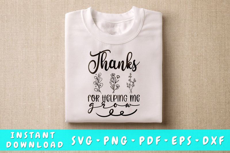 Thanks for helping me grow SVG - So Fontsy