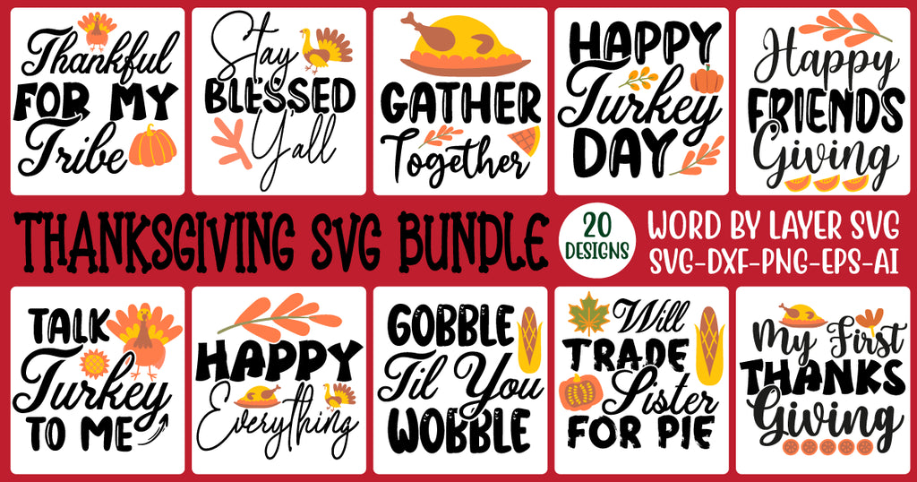 Thanksgiving Bundle SVG, Fall Porch Sign Svg, Thankfull SVG, thankful ...