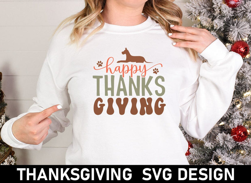 Thanksgiving dog SVG Bundle - So Fontsy