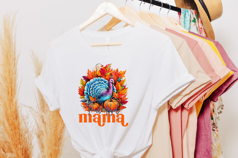 Thanksgiving PNG Sublimation, Thankful Mama - So Fontsy