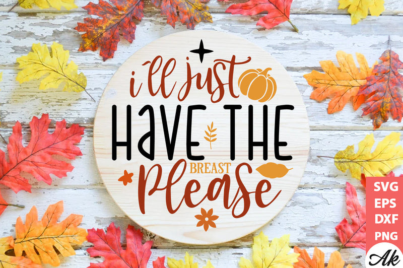 Thanksgiving Round Sign SVG Bundle - So Fontsy