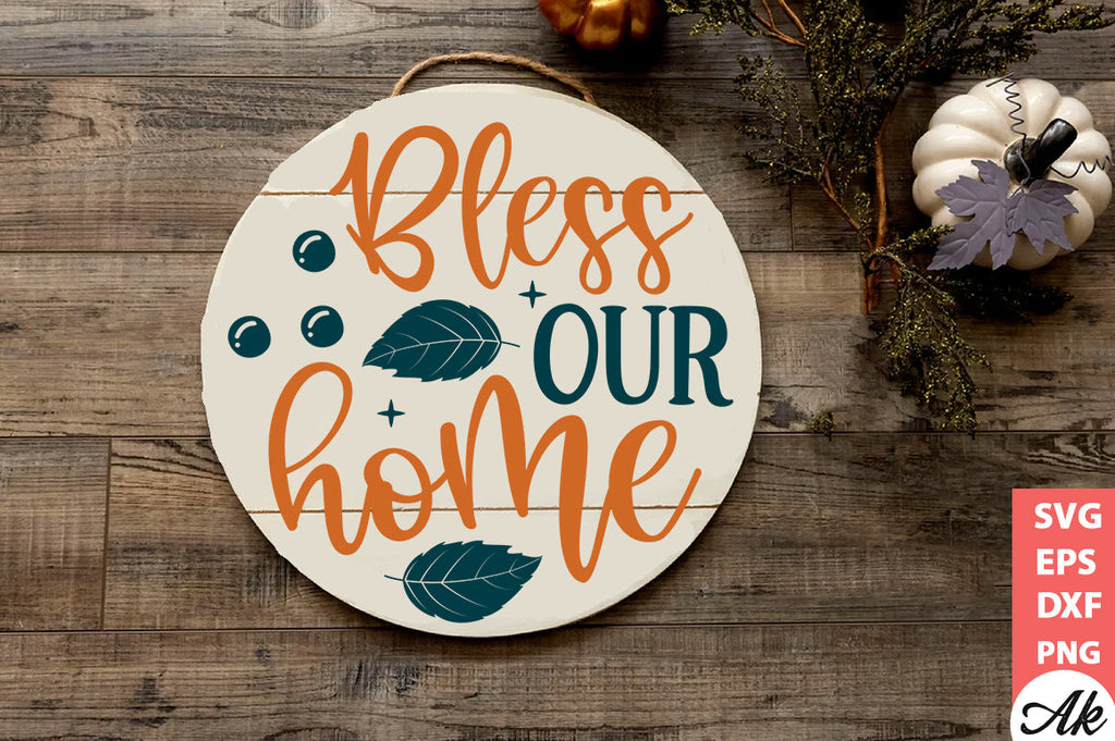 Thanksgiving Round Sign SVG Bundle - So Fontsy
