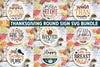 Thanksgiving Round Sign SVG Bundle - So Fontsy