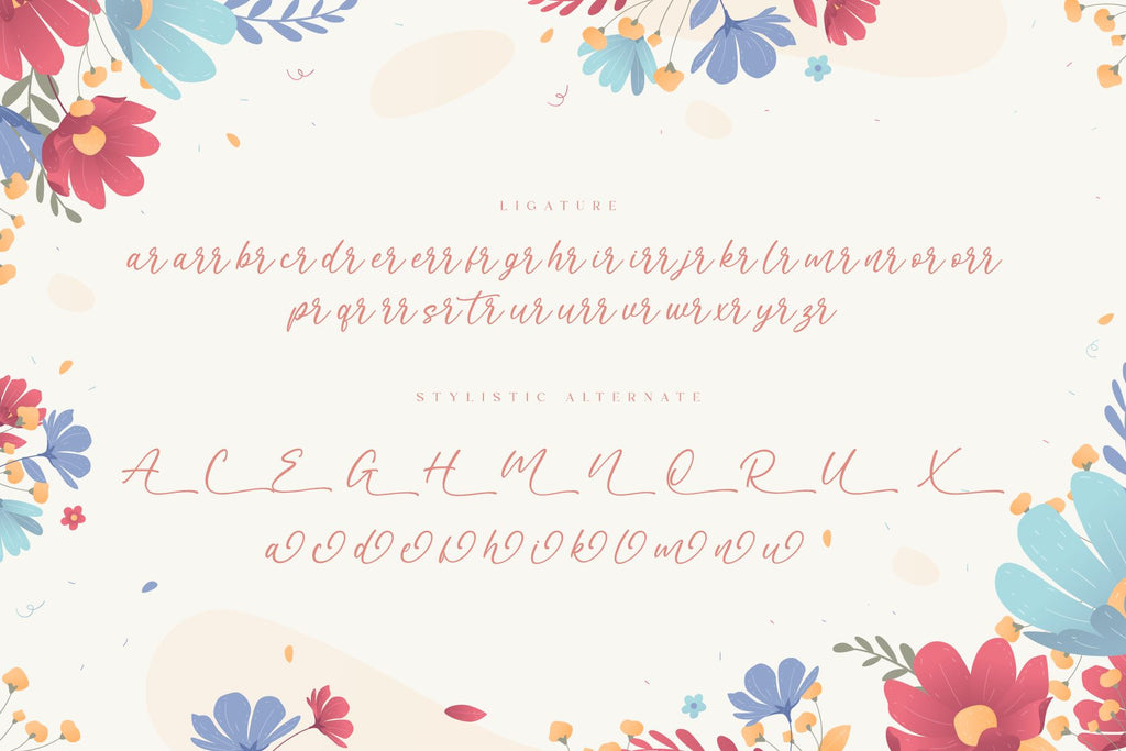 The Amaranth - Lovely Handwritten Script Font - So Fontsy