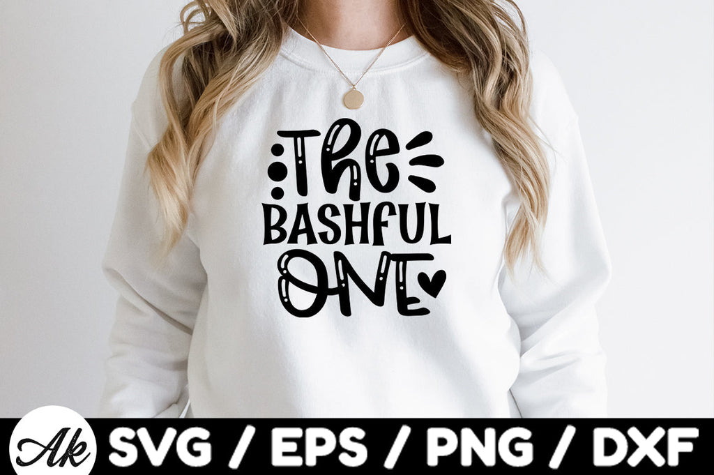 The bashful one svg - So Fontsy