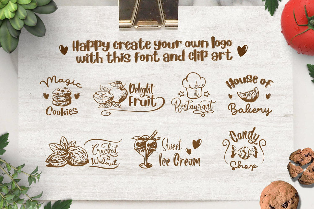 The Beaner - 5 Font & 41 Clipart - So Fontsy