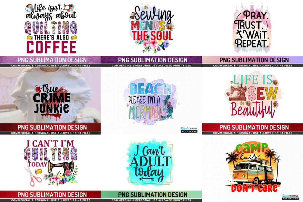 The Big Sublimation Bundle - So Fontsy