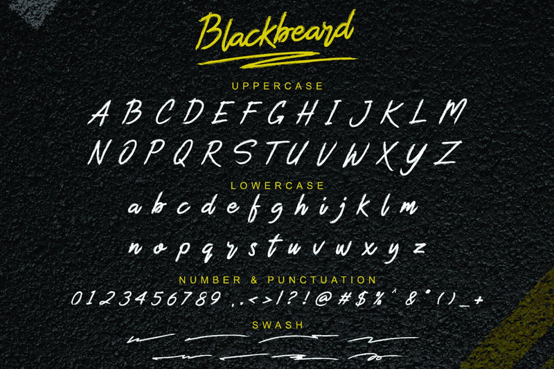 The Blackbeard | Brush Font - So Fontsy