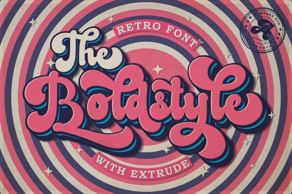 The Boldstyle | Retro Script - So Fontsy