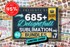 The Delightful Sublimation Bundle - 685 DESIGNS 40 BUNDLE - So Fontsy