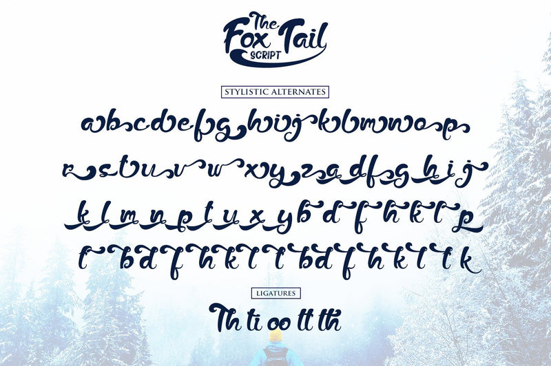 The Fox Tail Script - So Fontsy