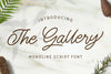 The Gallery - Monoline Script Font - So Fontsy