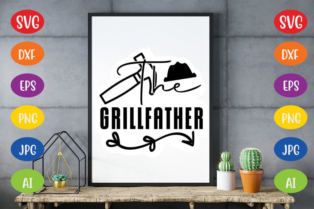 The Grillfather SVG - So Fontsy