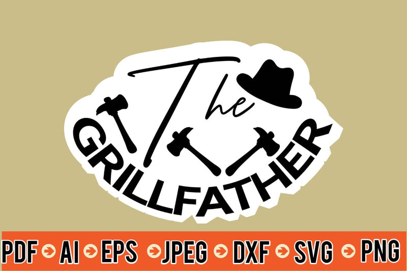 The Grillfather SVG - So Fontsy