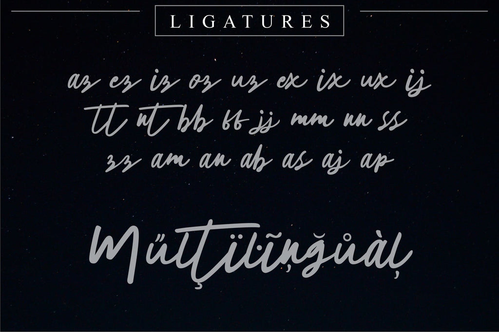 The Horizontal Signature Font - So Fontsy