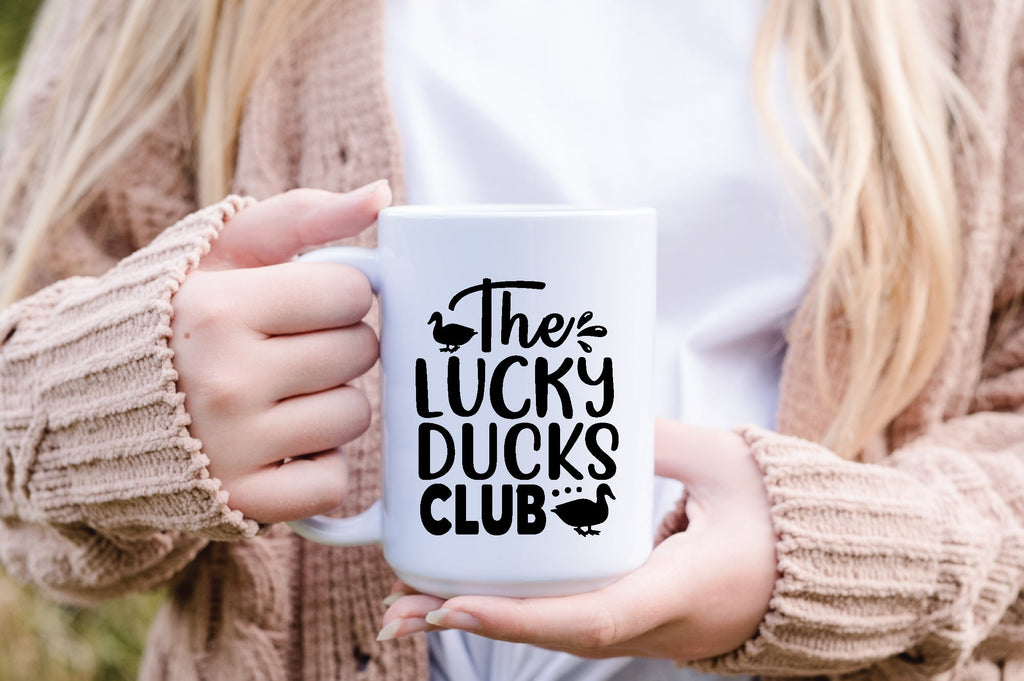 the lucky ducks club SVG - So Fontsy