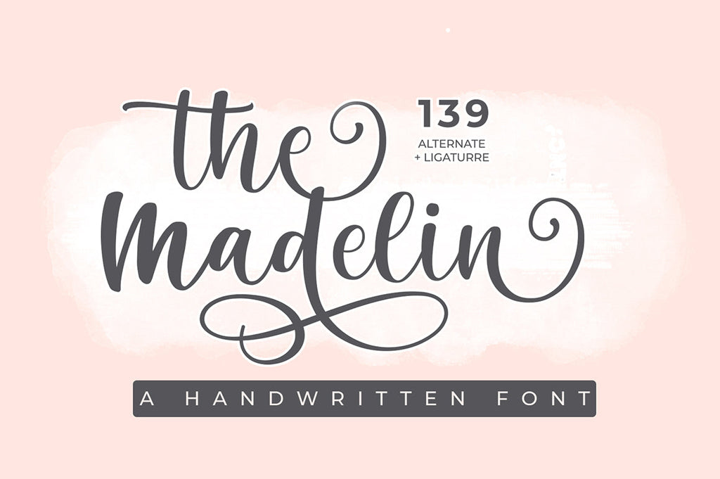 The Madelin - Handwritten Script Font - So Fontsy