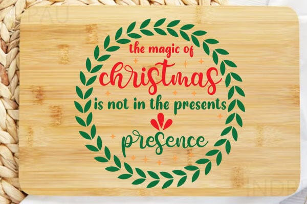 The Magic Of Christmas Is Not The Presents But In His Presence - So Fontsy