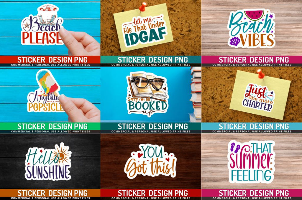 The Magical Stickers PNG Mega Bundle - So Fontsy