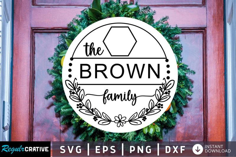 The miller family SVG Design - So Fontsy