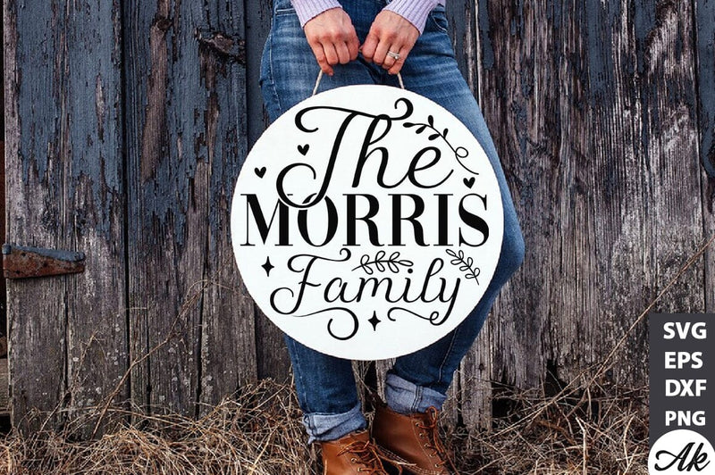 The morris family SVG - So Fontsy
