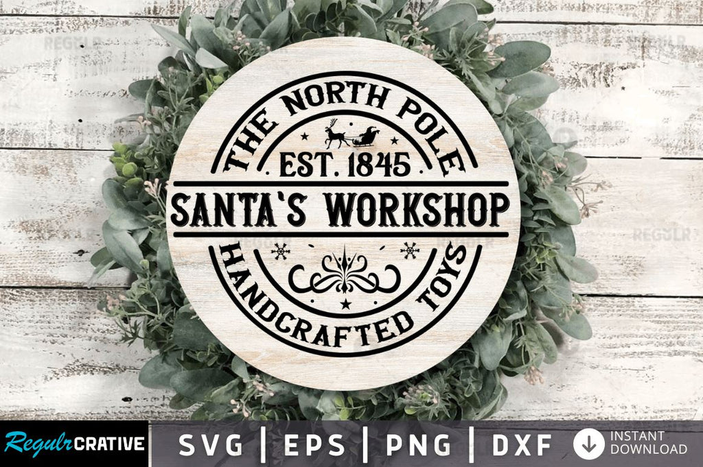 The north pole est SVG - So Fontsy