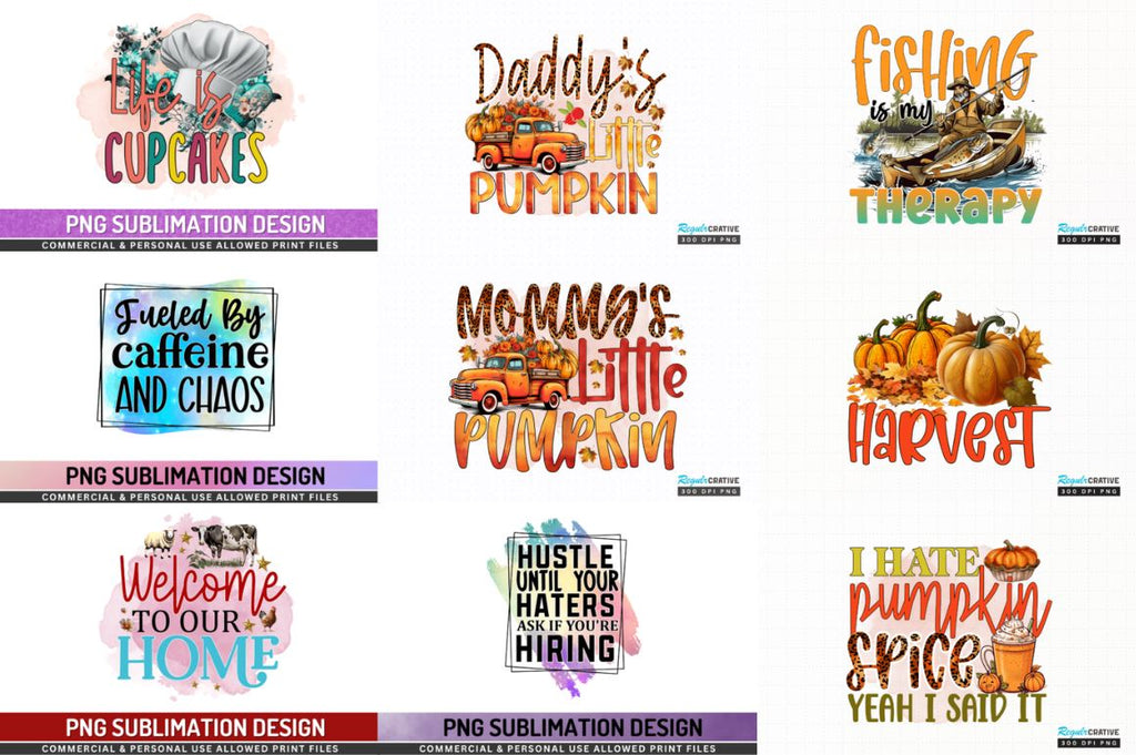 The Perfect Sublimation PNG Huge Bundle - So Fontsy