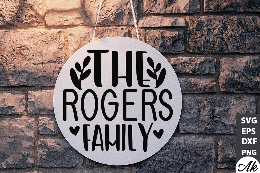 The rogers family SVG - So Fontsy