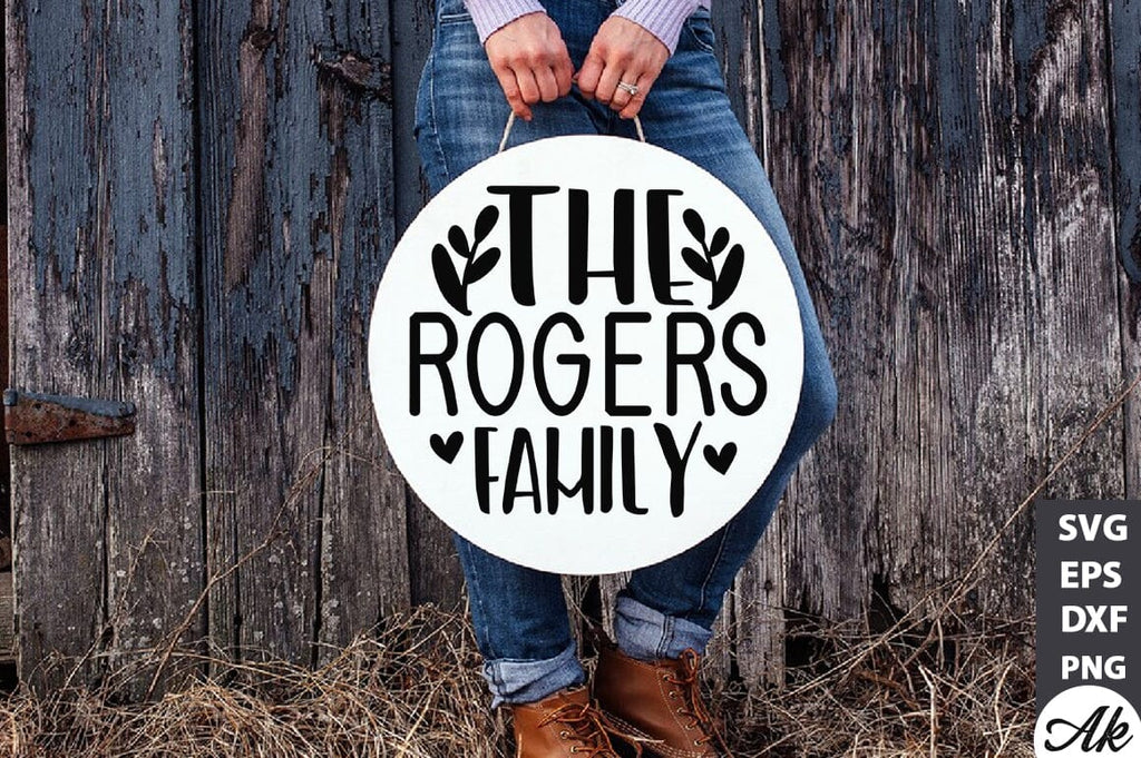 The rogers family SVG - So Fontsy