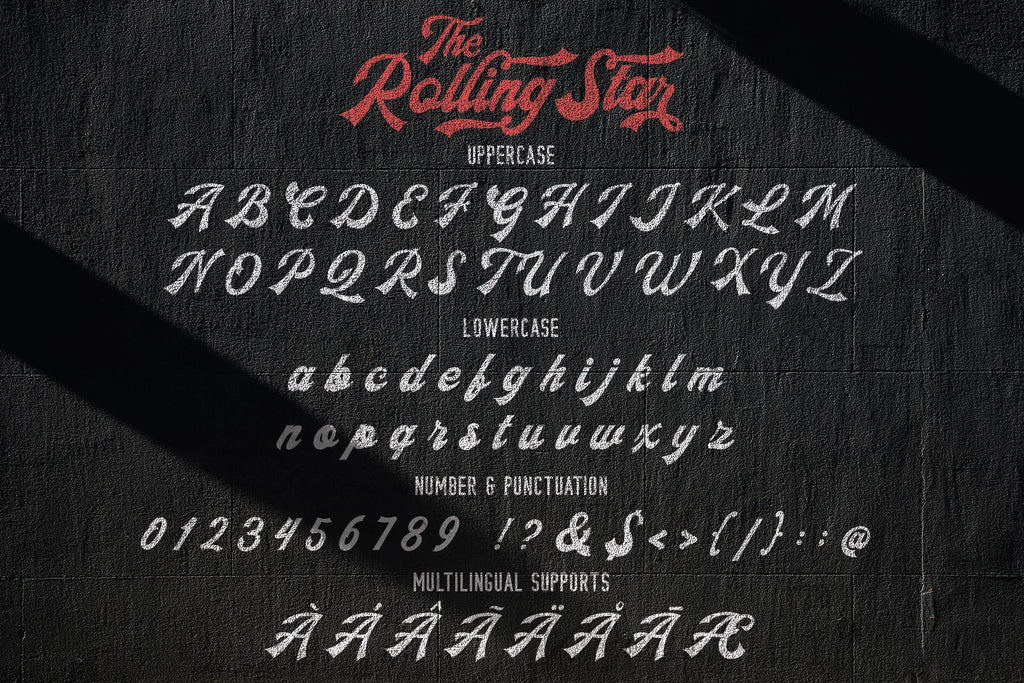 The Rollingstar - Stylish Bold Script - So Fontsy