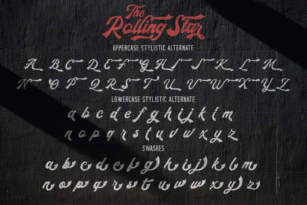 The Rollingstar - Stylish Bold Script - So Fontsy