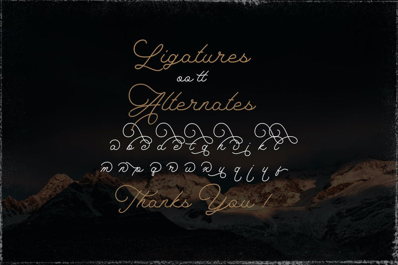 The Saily - Monoline Retro Script Font - So Fontsy