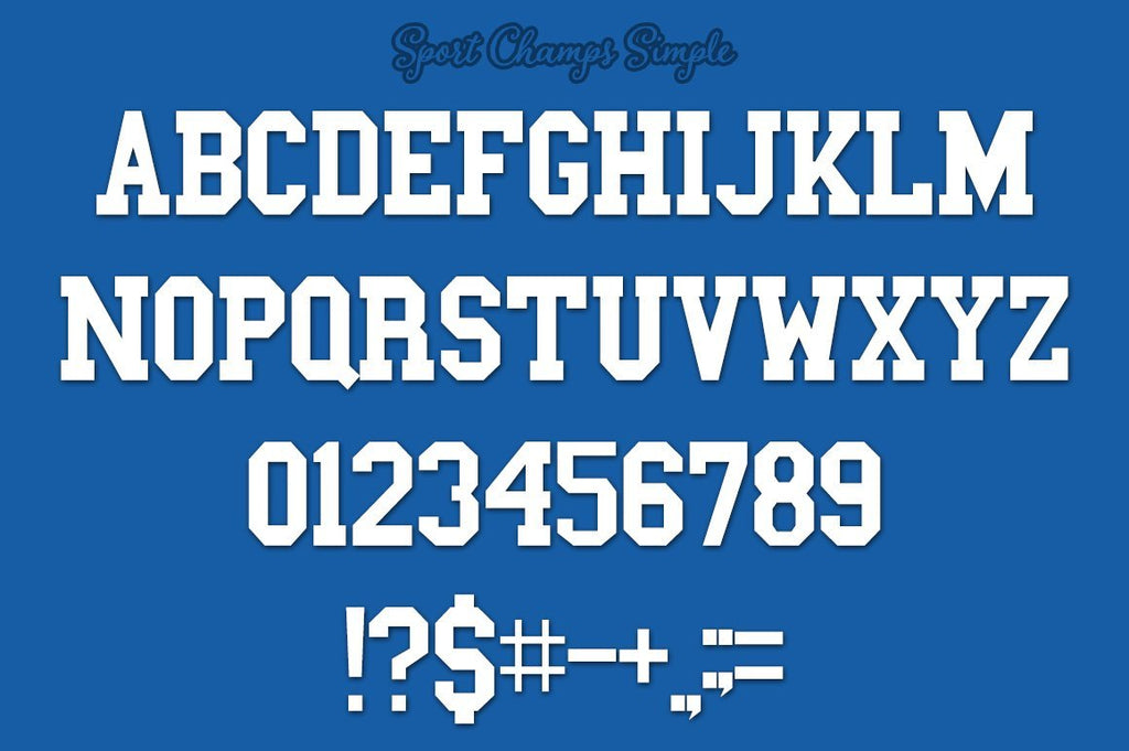 The Sport Champs Sports Font Pack - So Fontsy