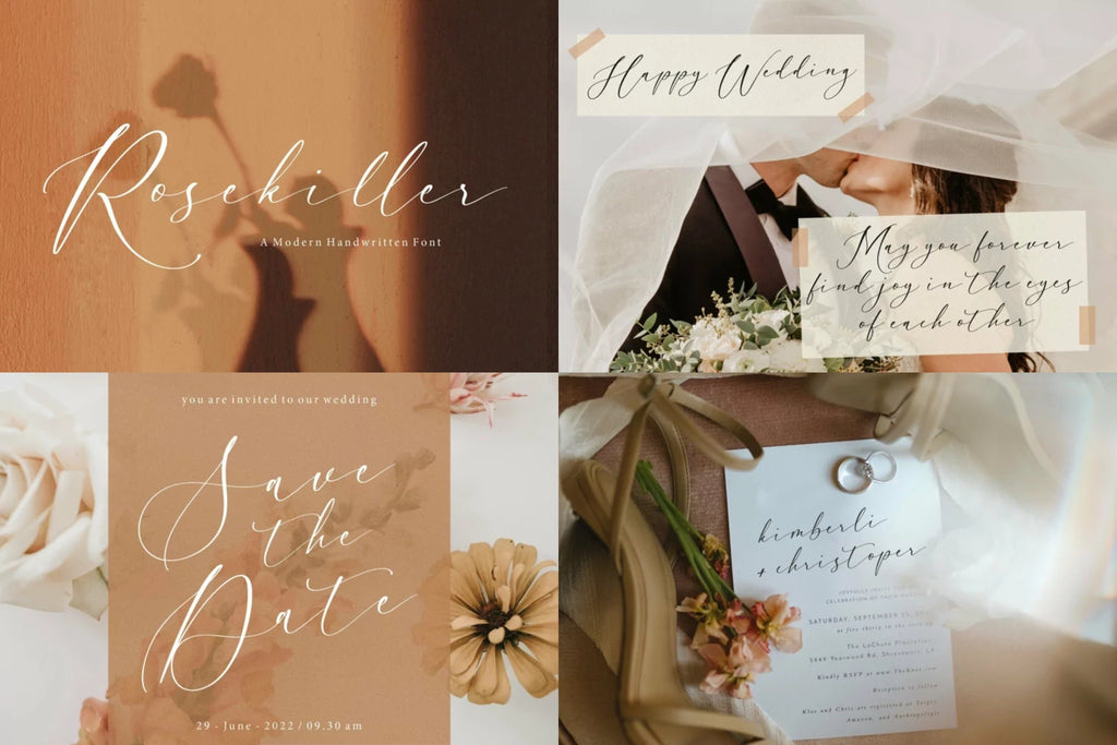 The Wedding Font Bundle! - So Fontsy