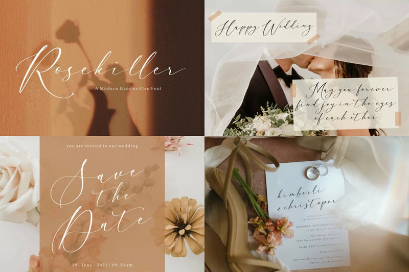 The Wedding Font Bundle! - So Fontsy