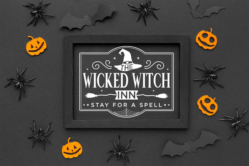 The Wicked Witch Inn SVG | Halloween Sign SVG - So Fontsy