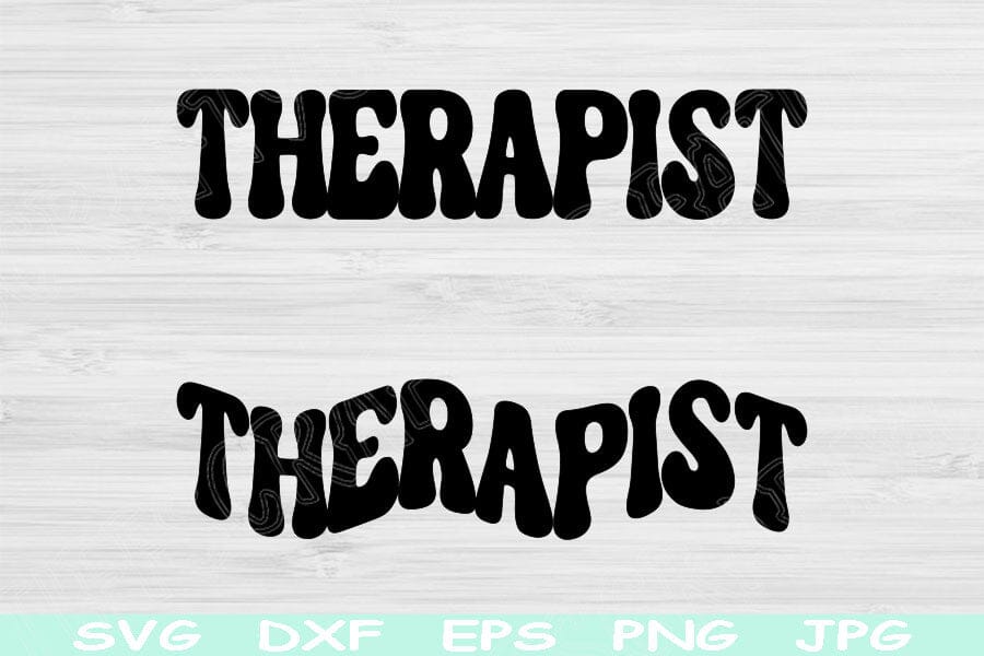 Therapist Svg Dxf Png Eps Cut File, Therapy Svg, Mental Health Svg ...