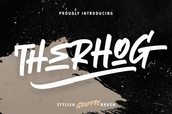 graffiti brush script font
