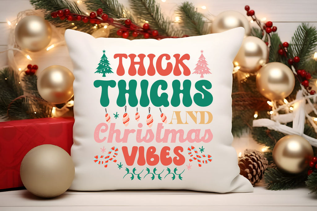 Thick things and christmas SVG Design - So Fontsy