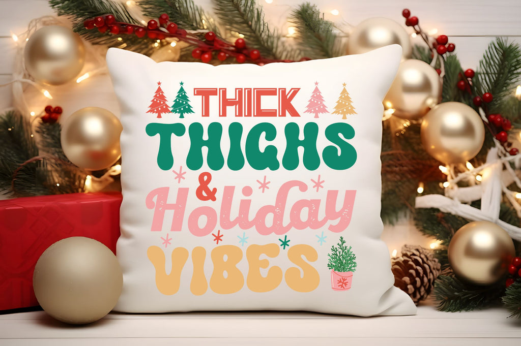 Thick things and holiday vibes SVG Design - So Fontsy