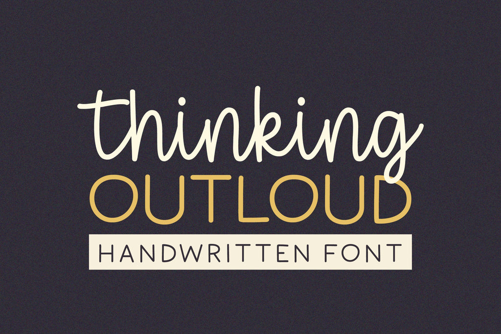 Thinking Outloud | So Fontsy