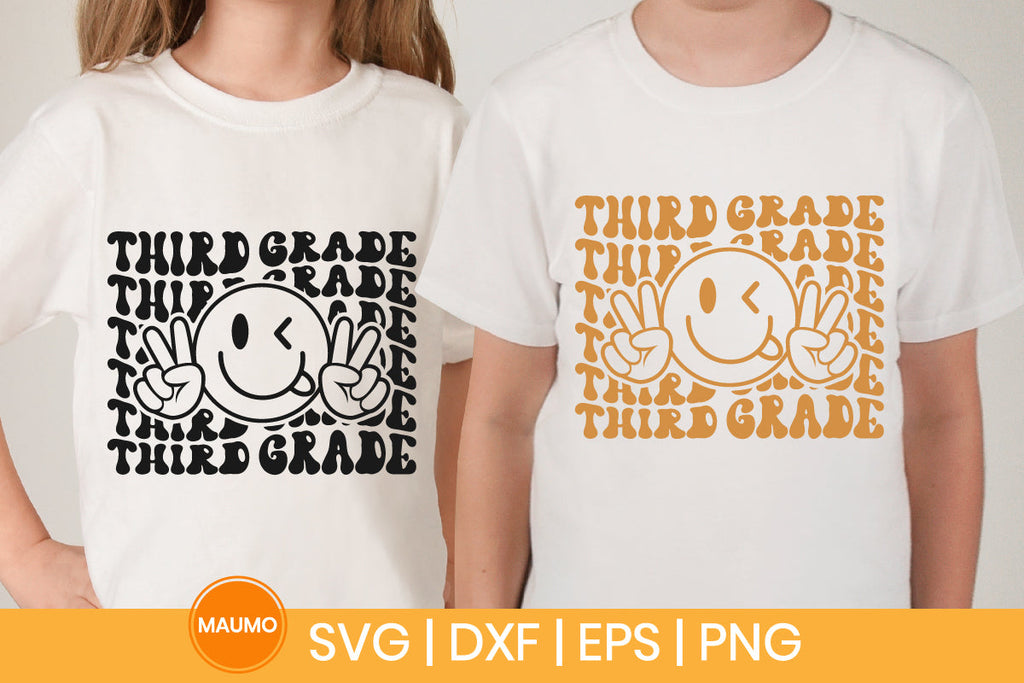 Third grade, school svg quote - So Fontsy